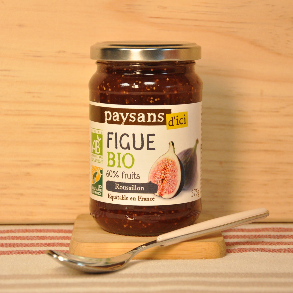 Confiture de figues BIO - 375g – Le Drive tout nu - Toulouse Portet
